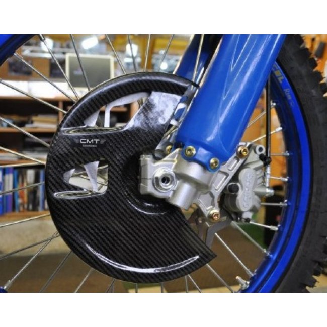 CMT CARBON FRONT DISC GUARD TM MX/EN 125/144/250/300 16-21 (270mm BRAKE ...