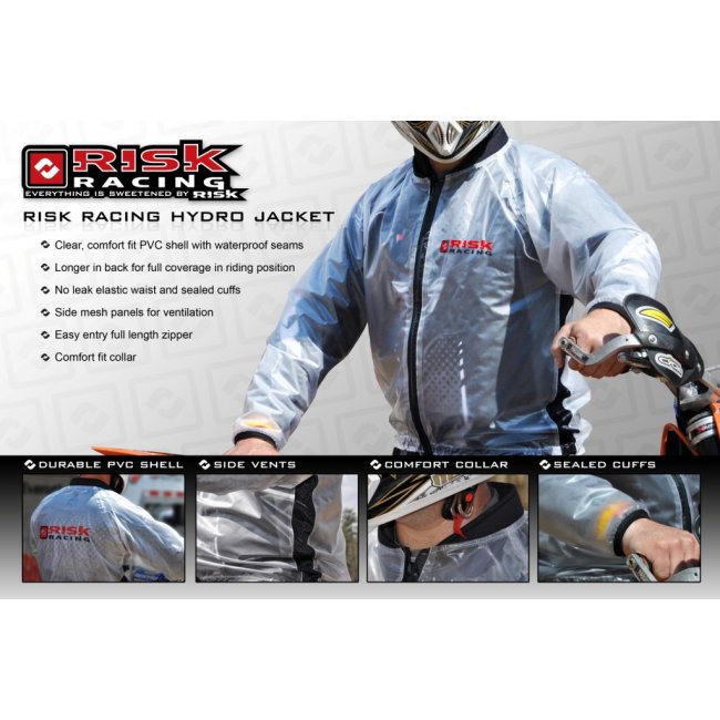 RISK RACING HYDRO RAIN JACKET (YOUTH 8-9) ¦ Motorcycle & Extreme Sports ...